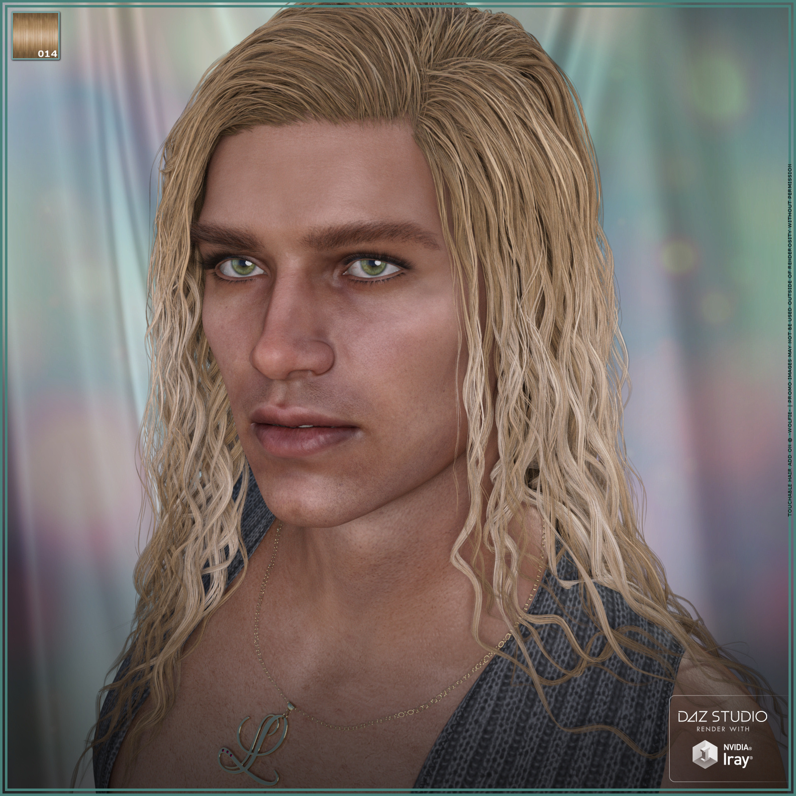 Touchable Long Wet | Daz 3D
