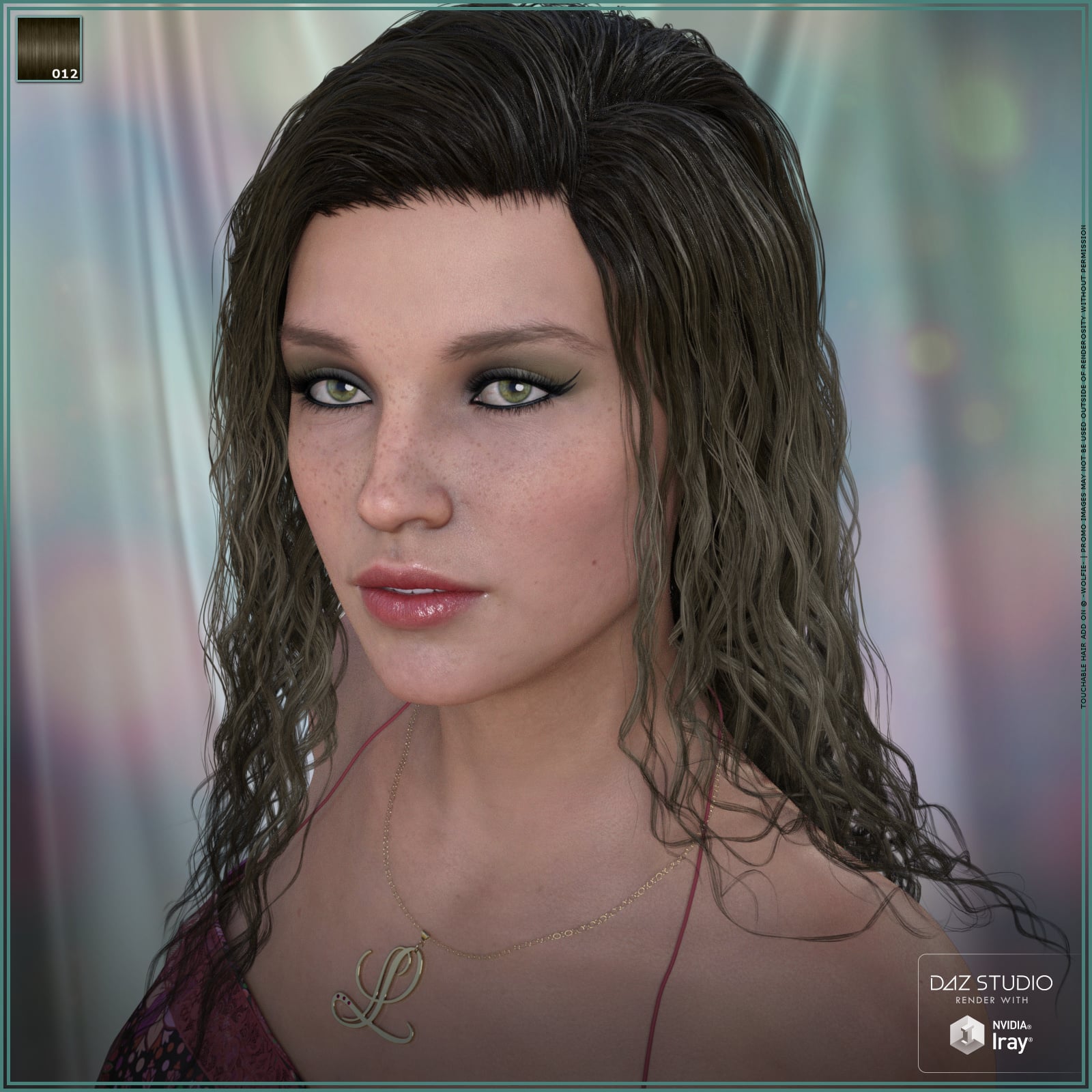 Touchable Long Wet | Daz 3D