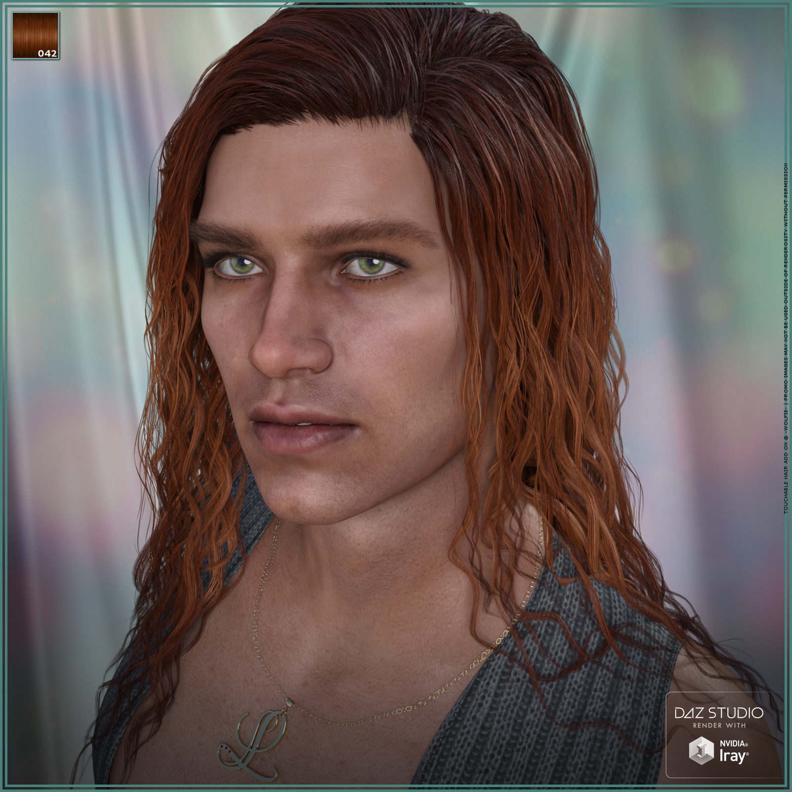 Touchable Long Wet | Daz 3D