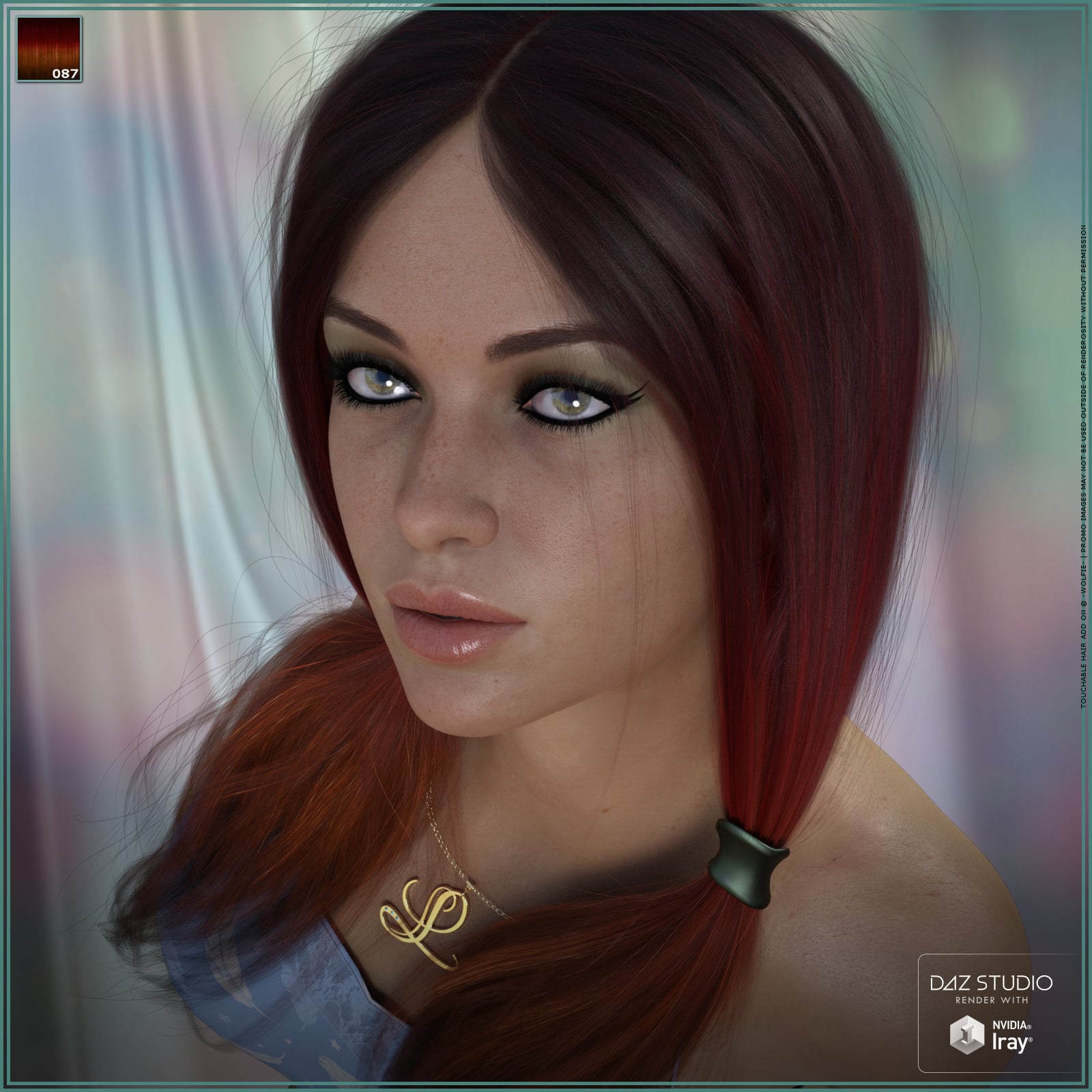 Touchable Loose Pigtails | Daz 3D