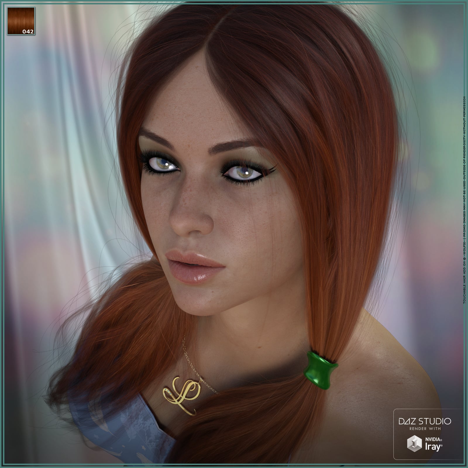 Touchable Loose Pigtails | Daz 3D