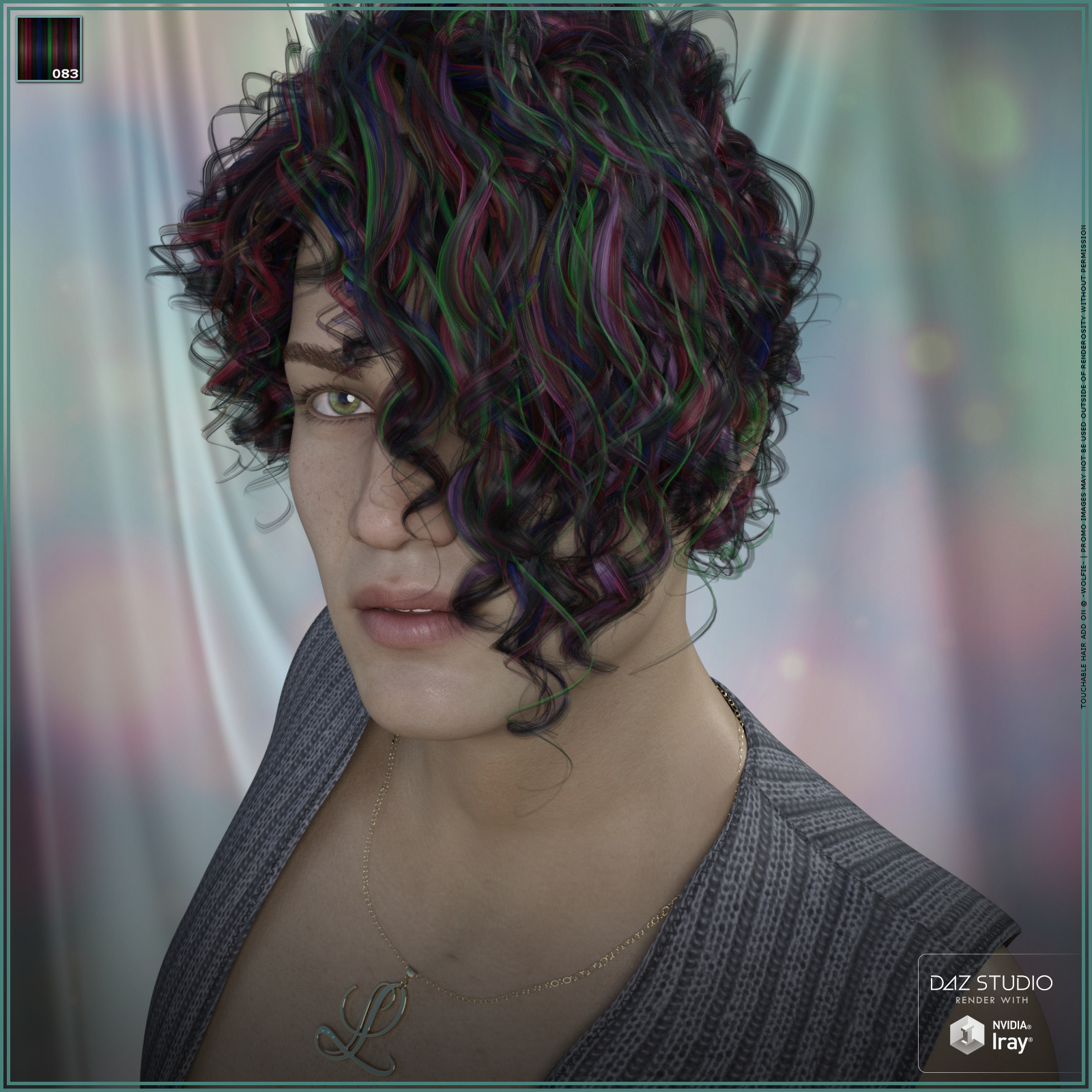 Touchable Luc | Daz 3D