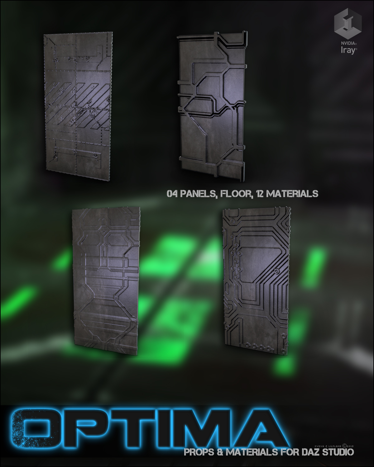 Optima Floors and Panels Daz Studio | Daz 3D