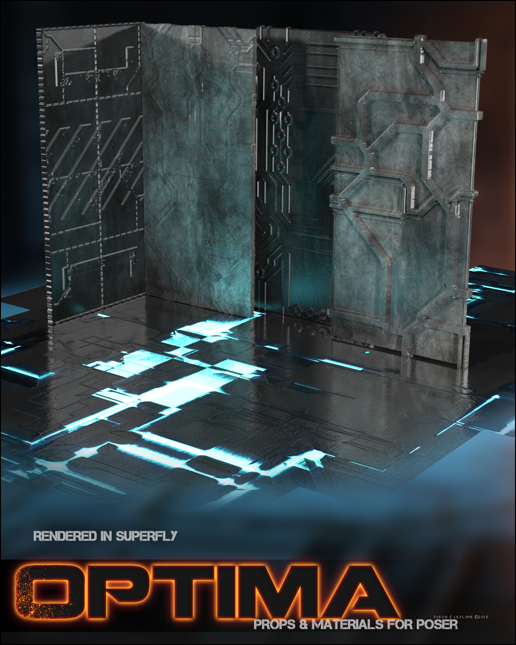 Optima Floors and Panels Poser | Daz 3D