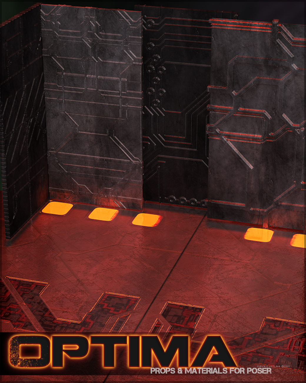 Optima Floors and Panels Poser | Daz 3D