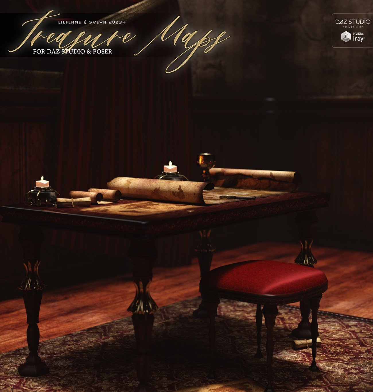 Treasure Maps | Daz 3D