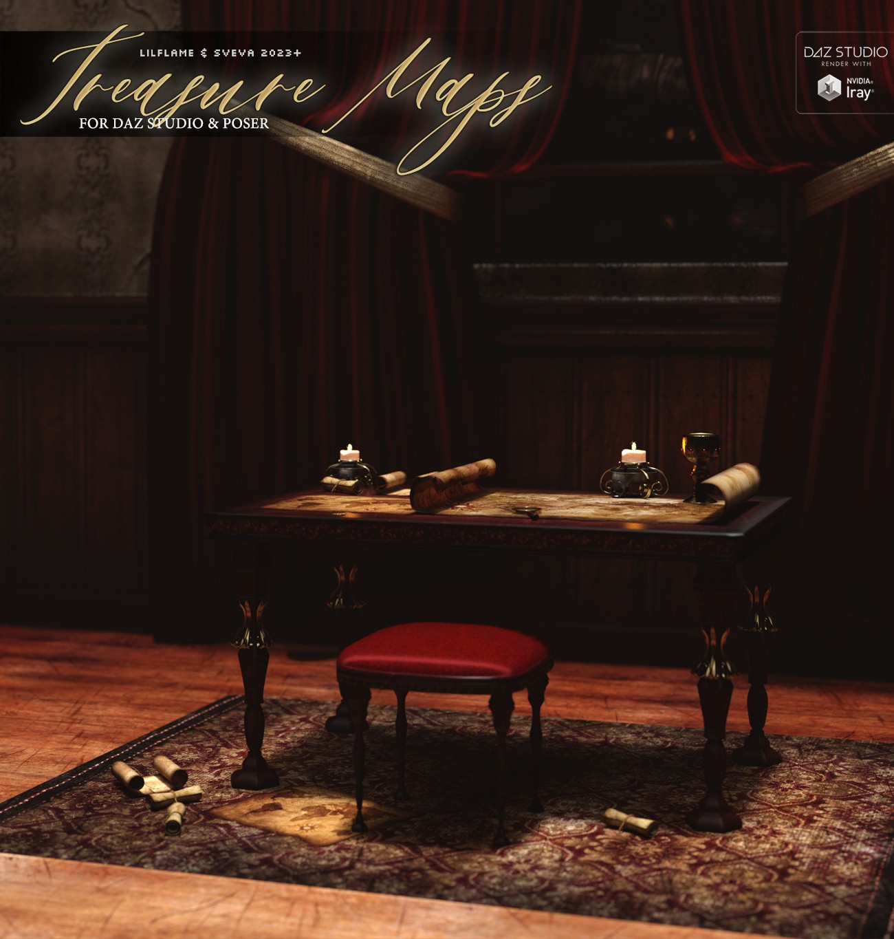 Treasure Maps | Daz 3D