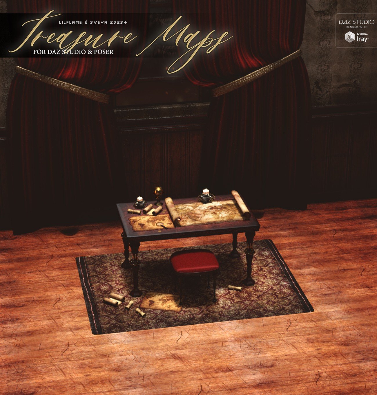 Treasure Maps | Daz 3D