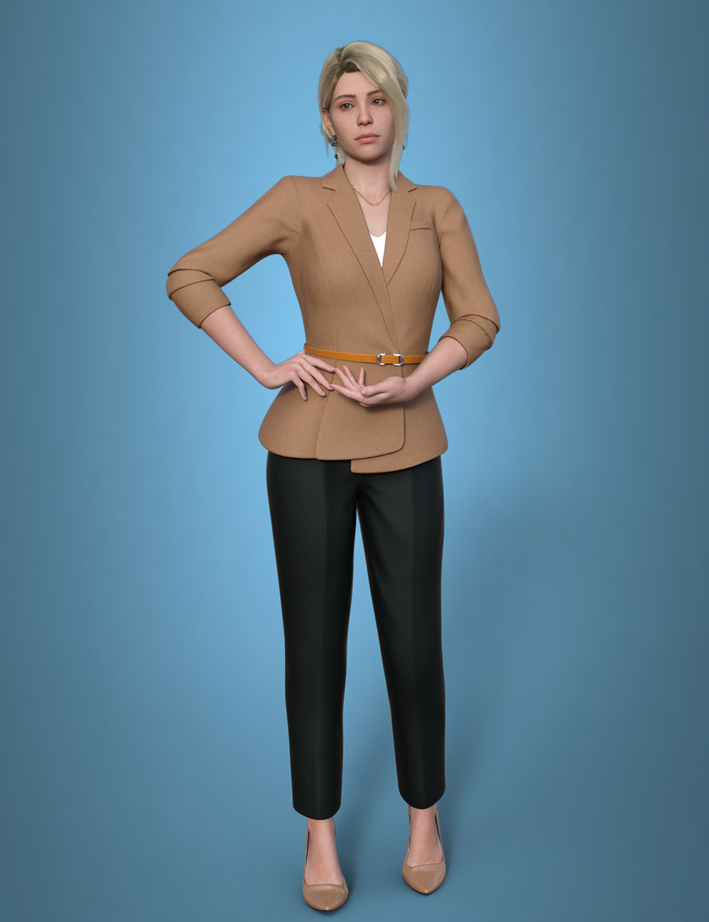 Able Women Business Outfit for Genesis 9 | Daz 3D