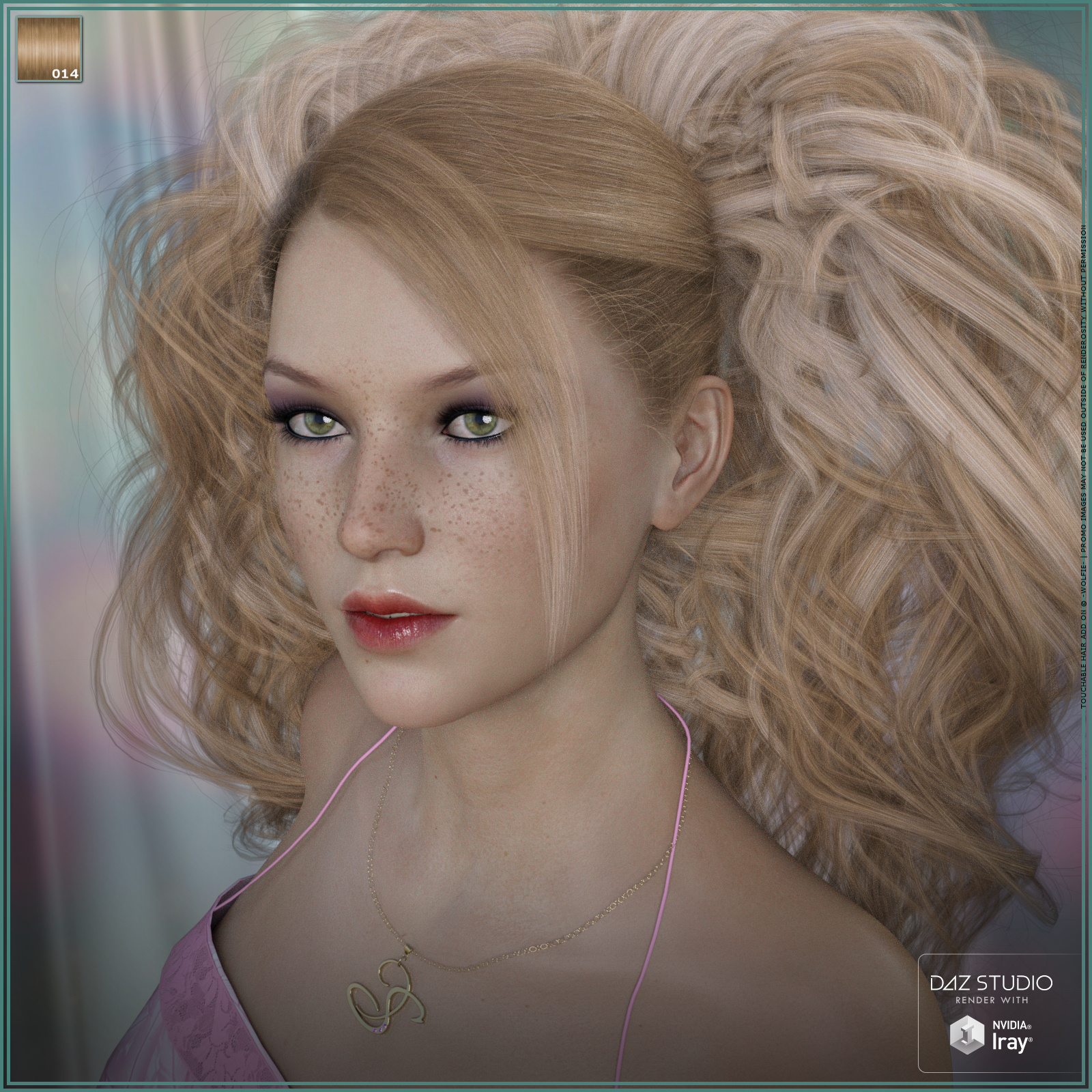 Touchable Surrounding Curls | Daz 3D