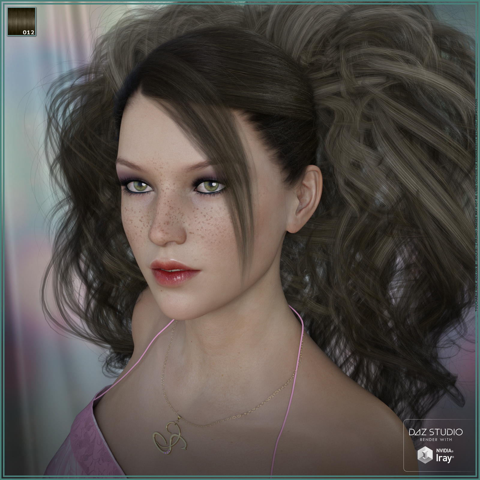 Touchable Surrounding Curls | Daz 3D