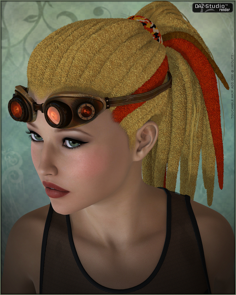 Touchable XTech Dreads | Daz 3D