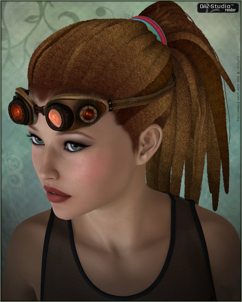 Touchable XTech Dreads | Daz 3D