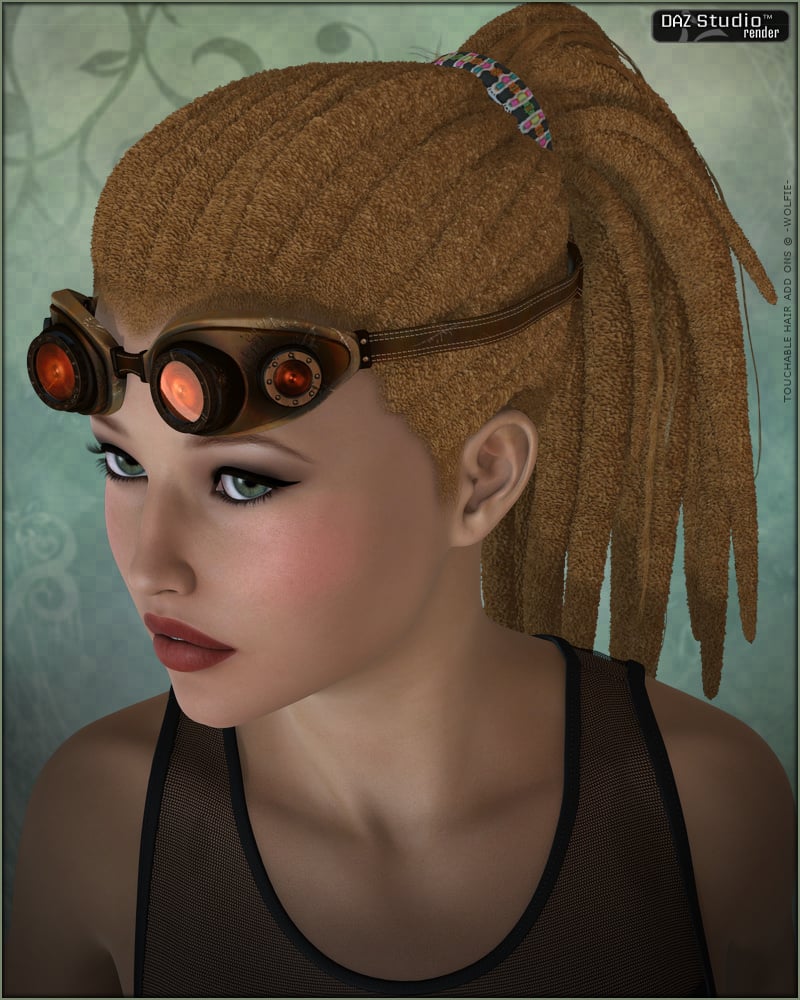Touchable XTech Dreads | Daz 3D