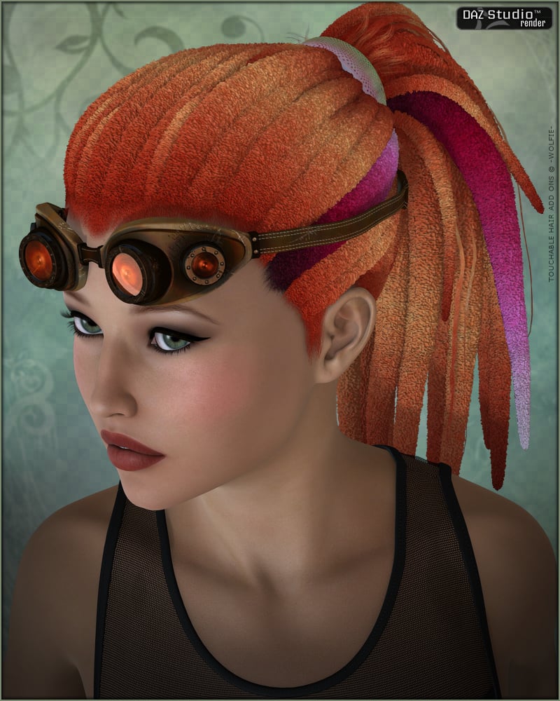 Touchable XTech Dreads | Daz 3D