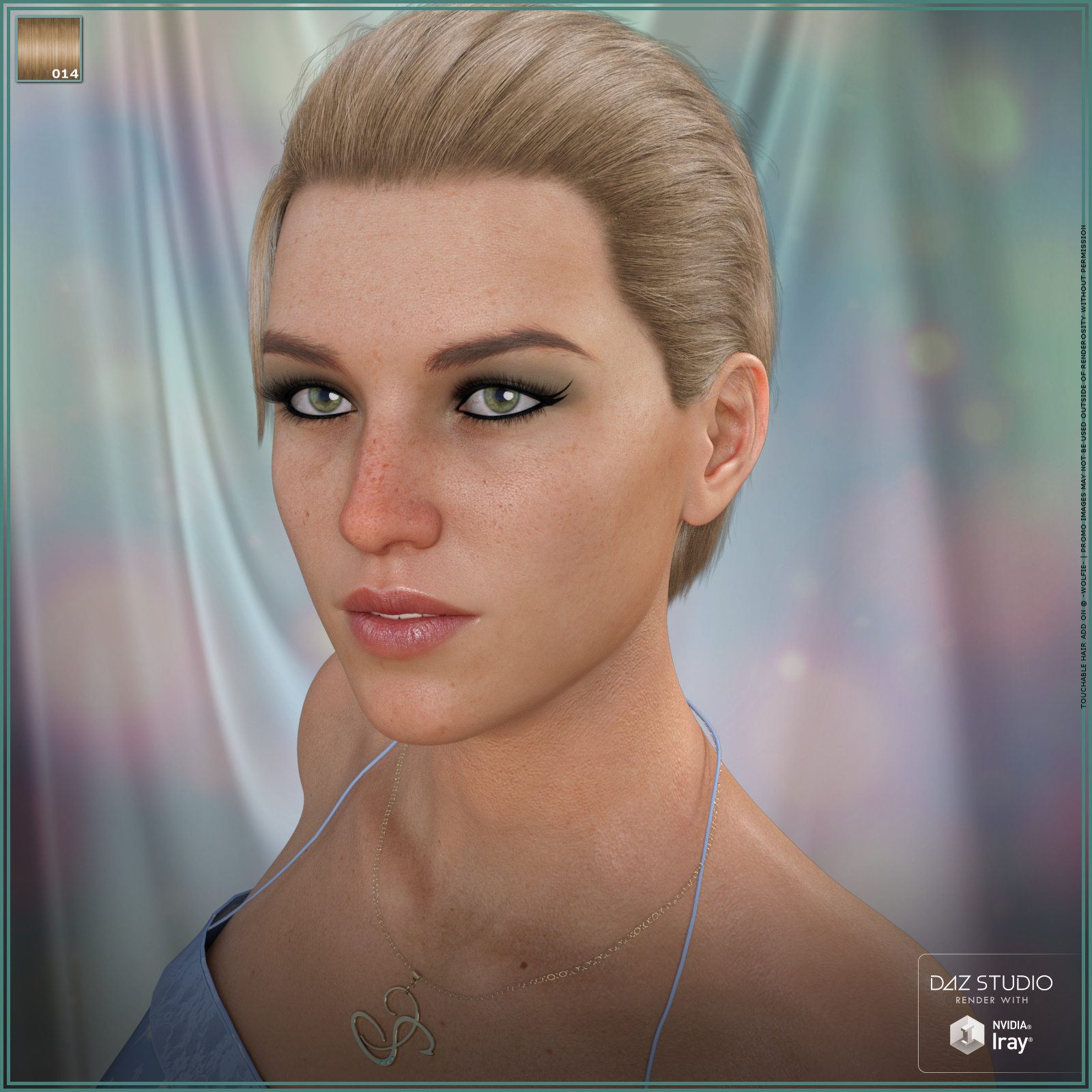 Touchable SP Hair 010 | Daz 3D