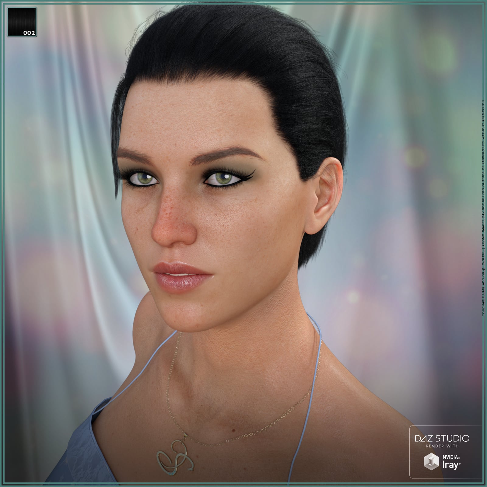 Touchable SP Hair 010 | Daz 3D