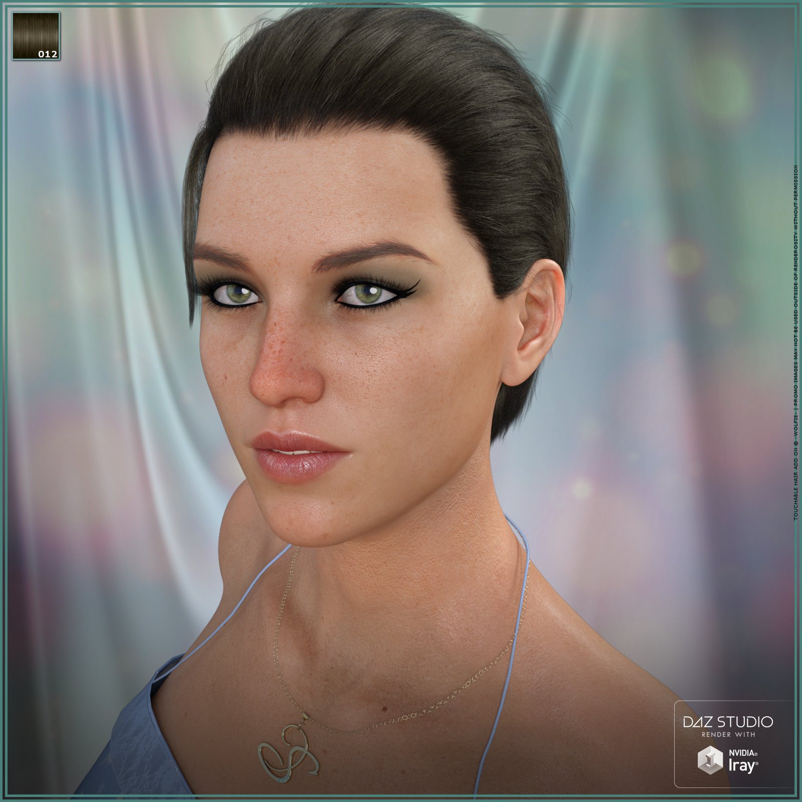 Touchable SP Hair 010 | Daz 3D