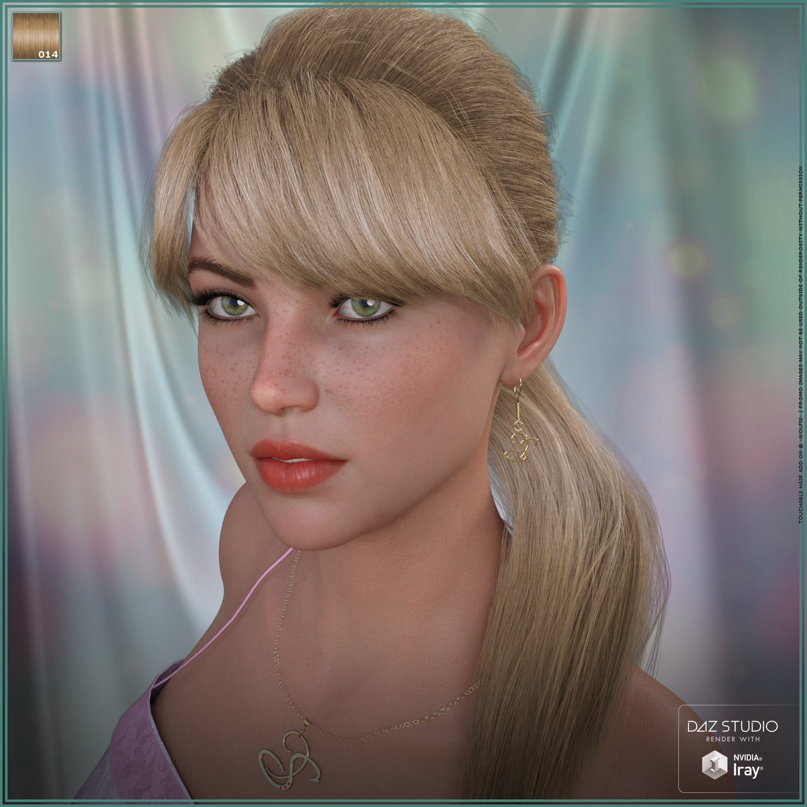 Touchable SP Hair 008 | Daz 3D