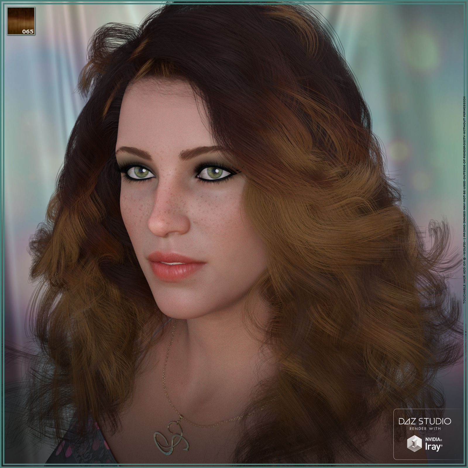 Touchable Soft Curls | Daz 3D