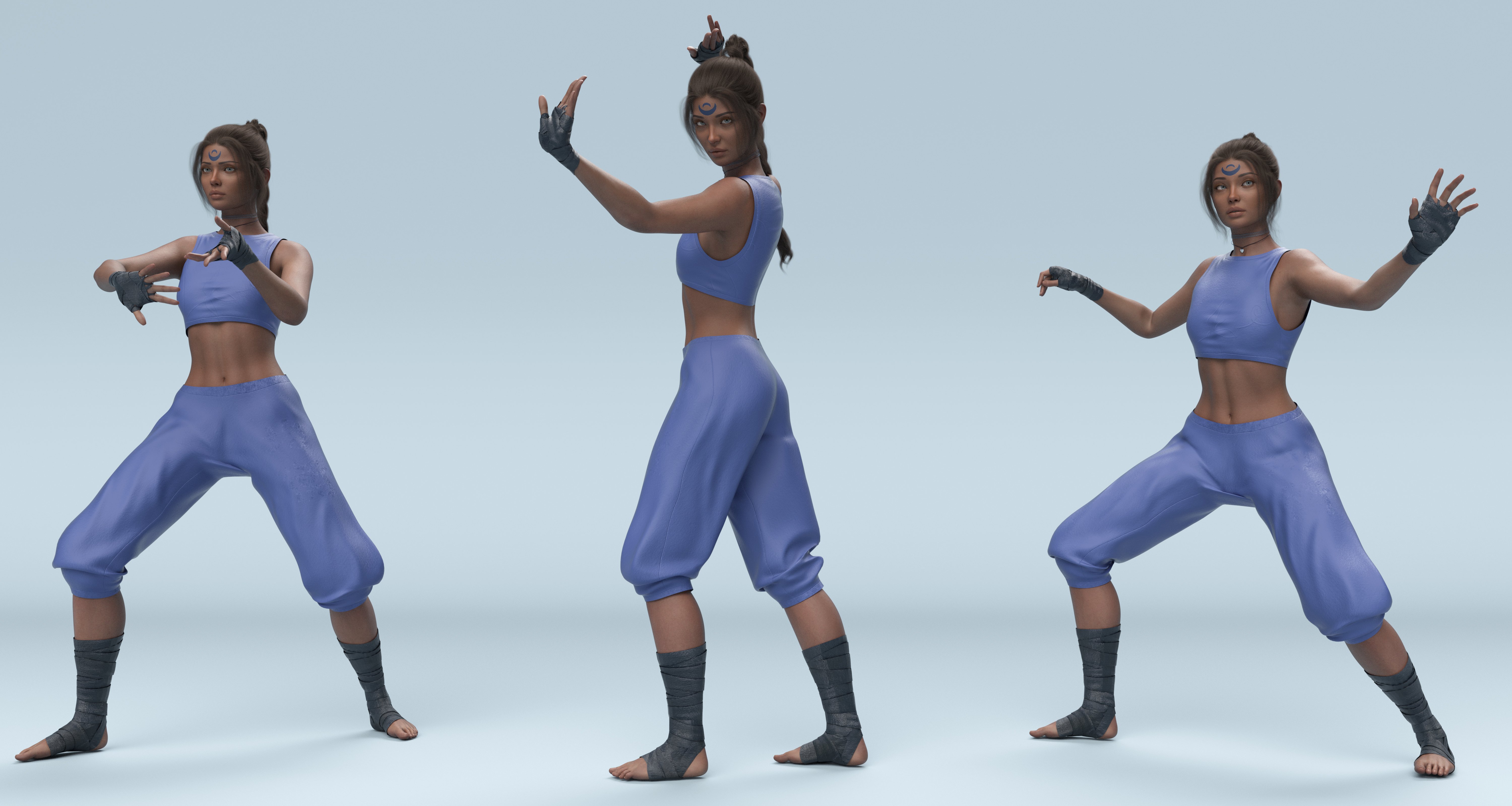 Elemental Balance Poses for Genesis 9 and 8 | Daz 3D