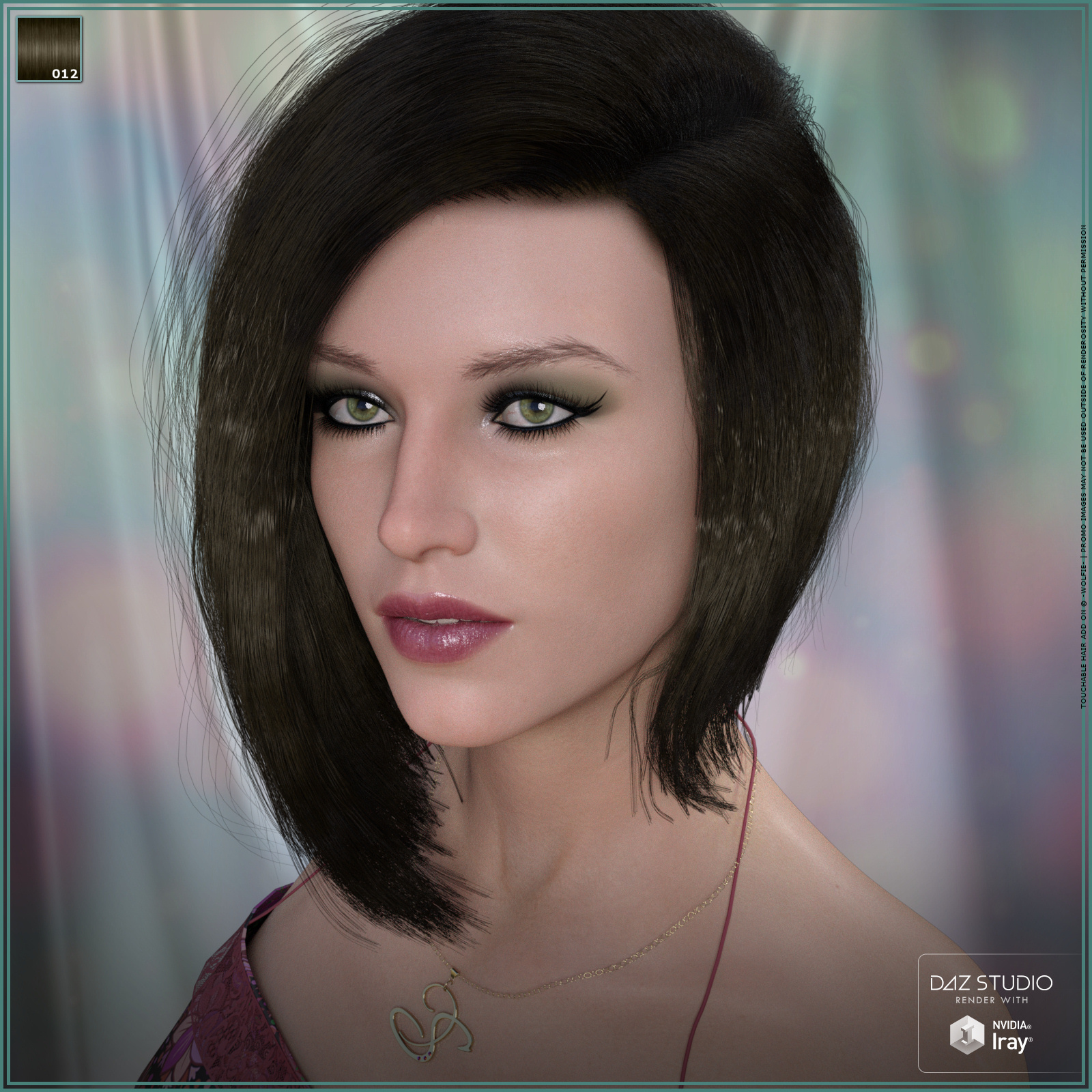 Touchable Side Bob | Daz 3D