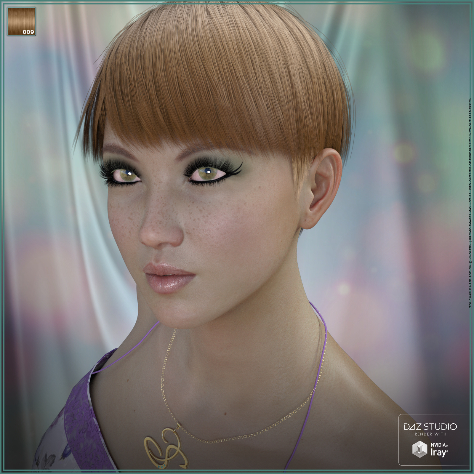 Touchable Short Hair | Daz 3D