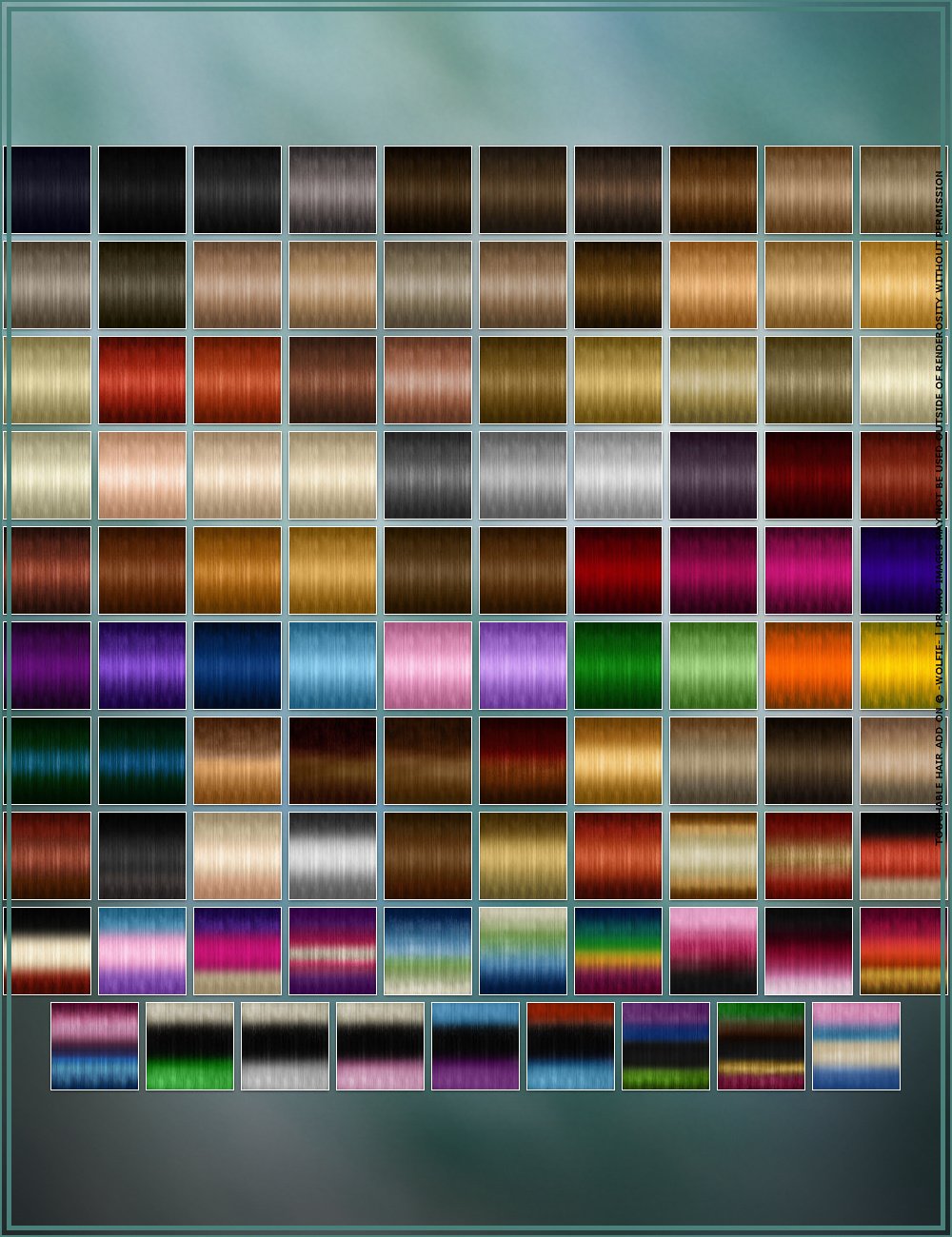 Touchable Shaved Side Dread | Daz 3D