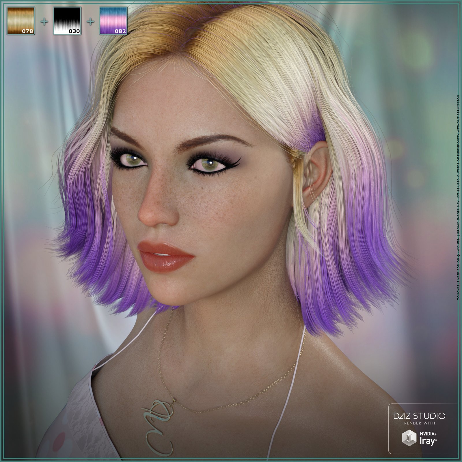 Touchable Wavy Bob | Daz 3D