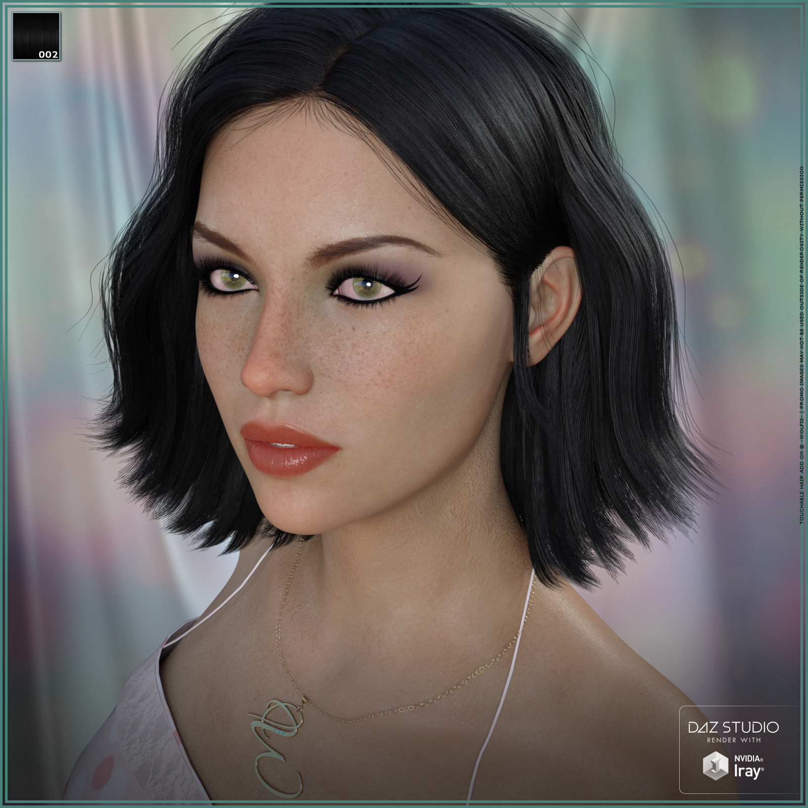 Touchable Wavy Bob | Daz 3D