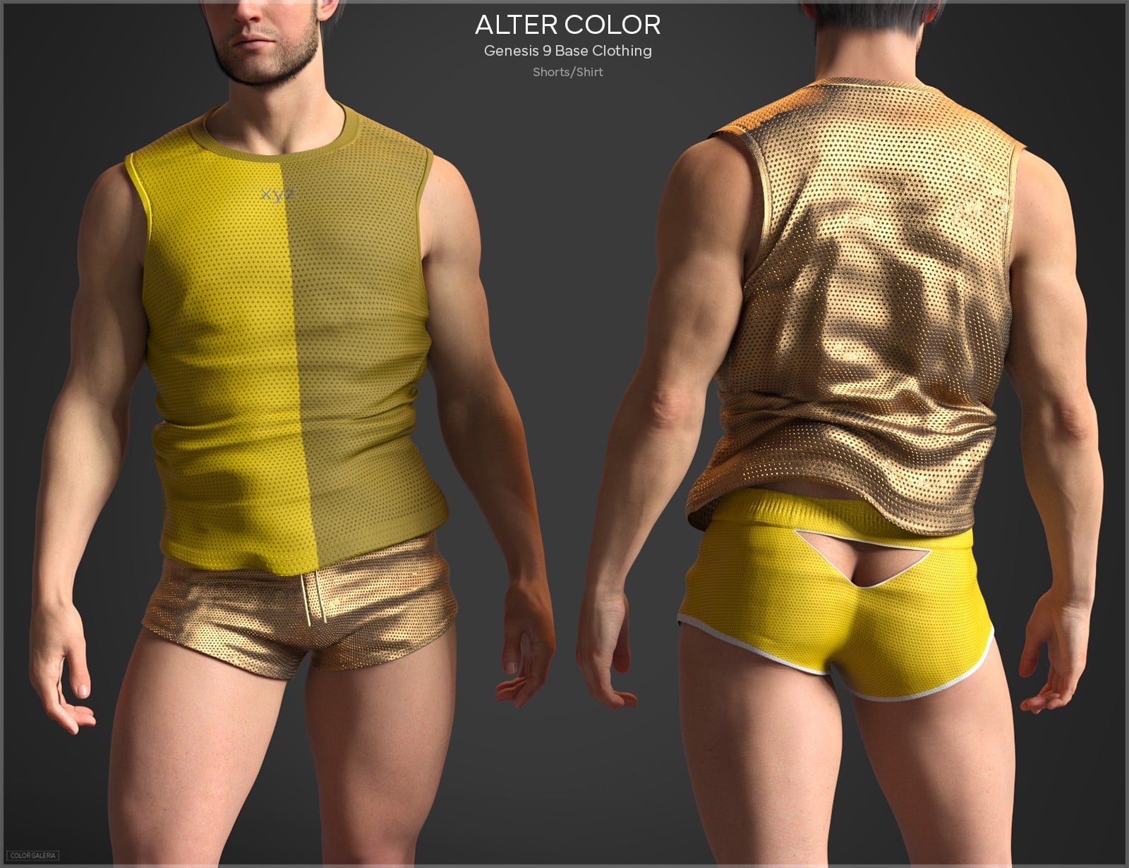 CGI AlterColor for Genesis 9 Base Clothing S1 | Daz 3D