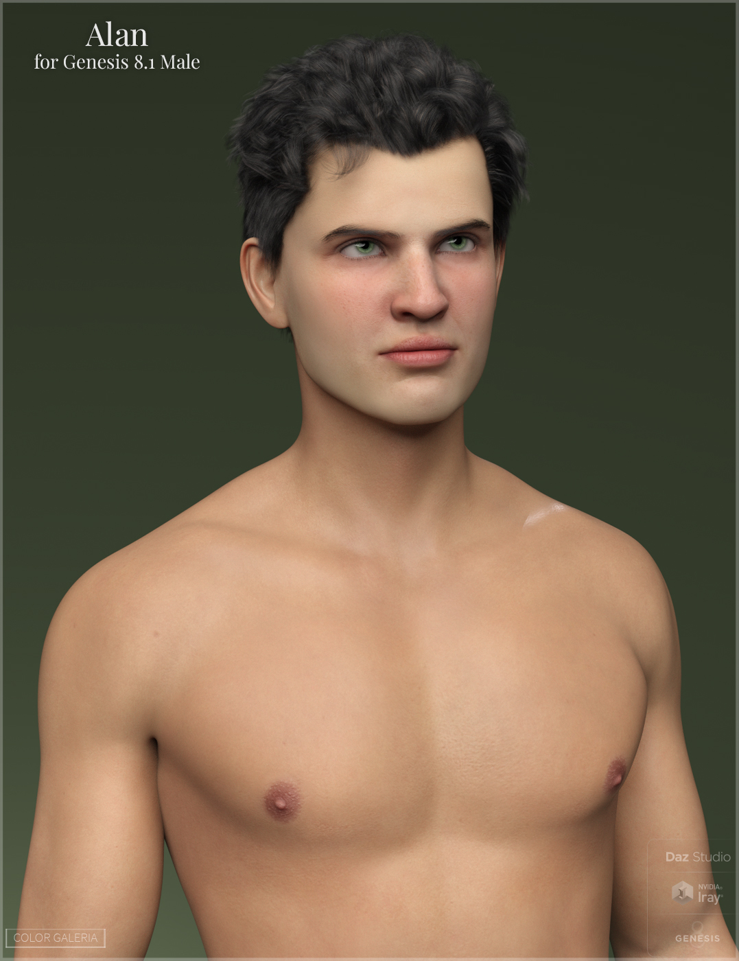 CGI Alan for Genesis 8.1 Male | Daz 3D