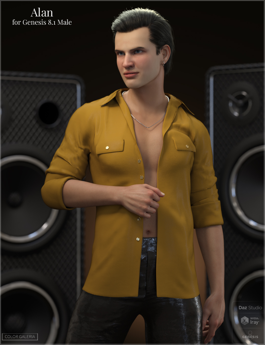 CGI Alan for Genesis 8.1 Male | Daz 3D