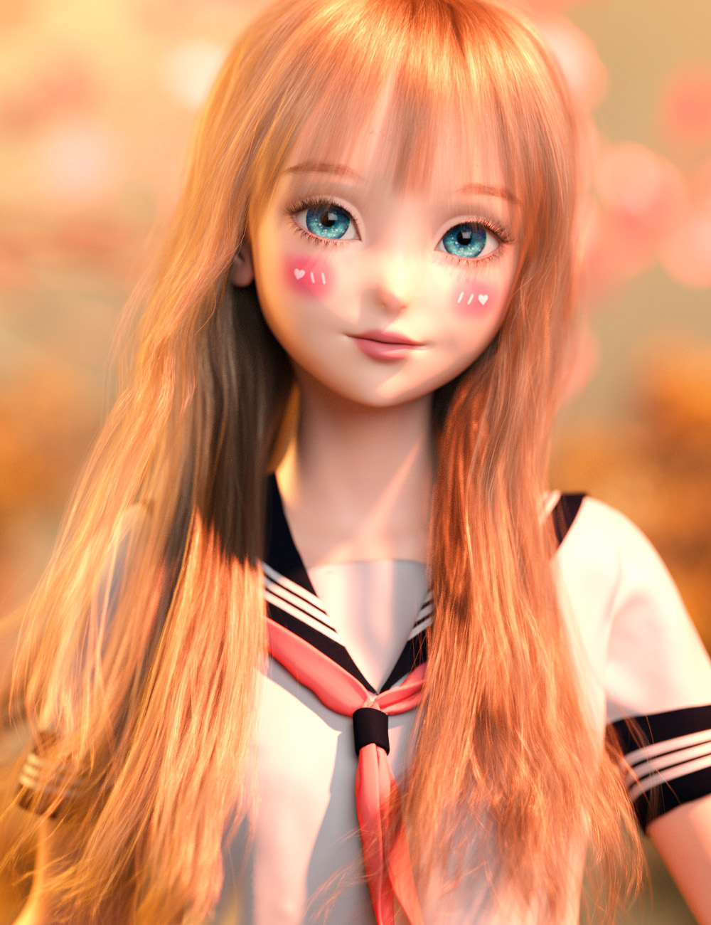 CHB Ruby and Expressions for Genesis 9 | Daz 3D