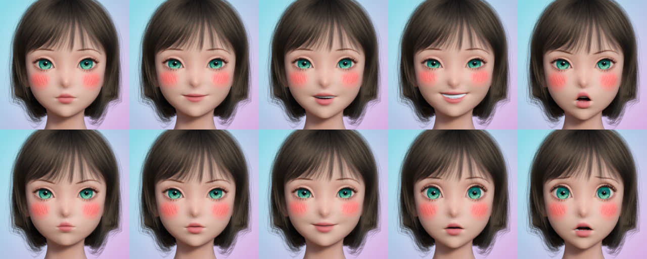 CHB Ruby and Expressions for Genesis 9 | Daz 3D