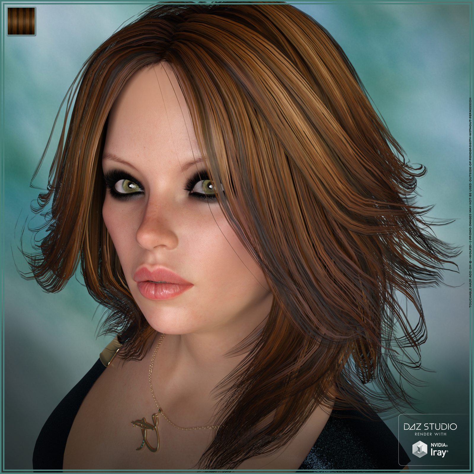 Touchable Riona | Daz 3D