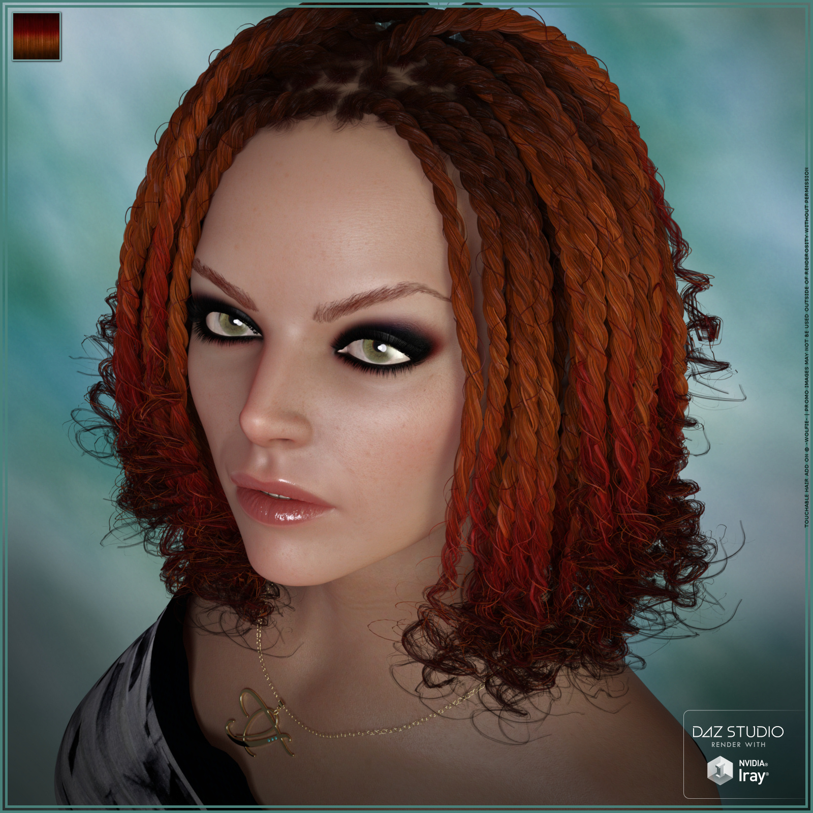 Touchable Twist Braids | Daz 3D