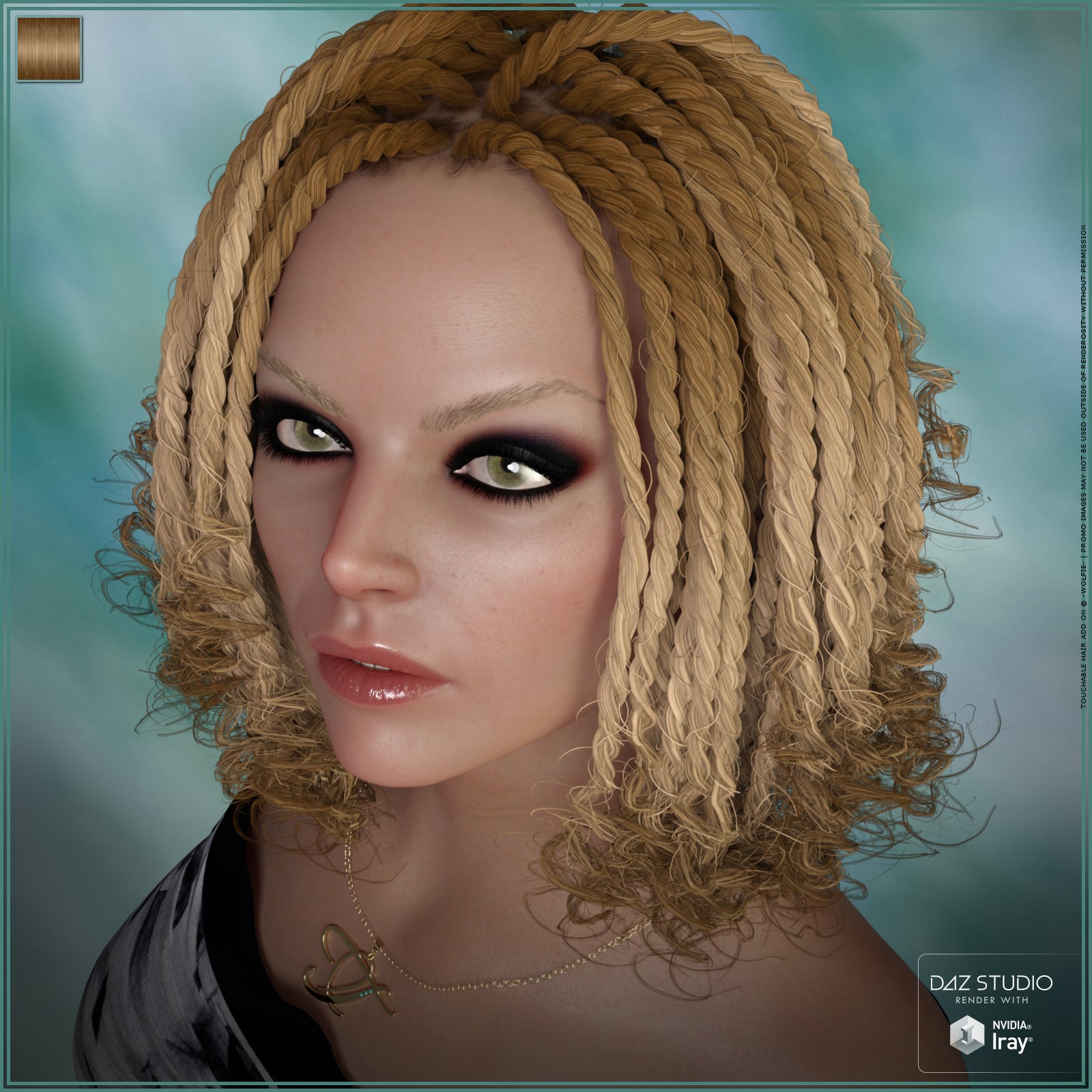 Touchable Twist Braids | Daz 3D