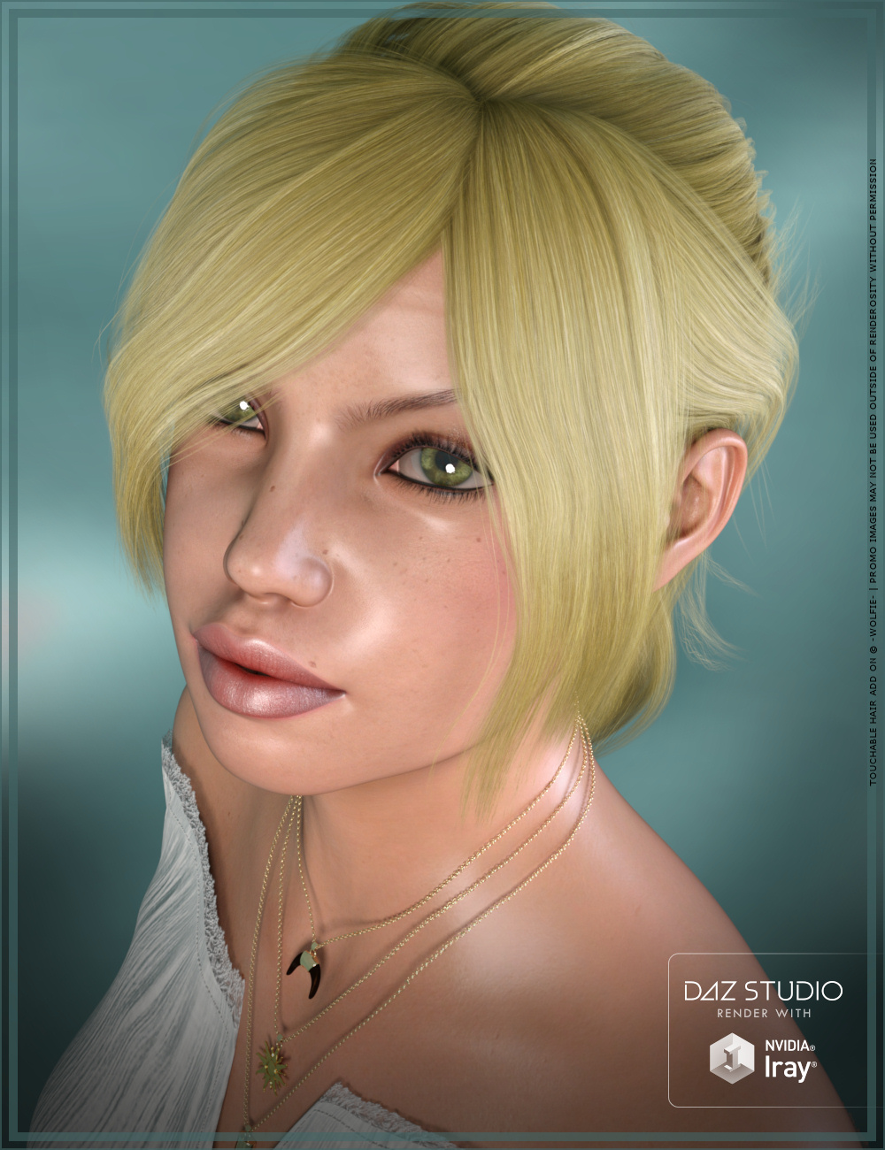 Touchable Top Model Updo | Daz 3D