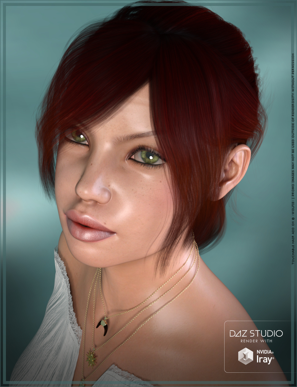 Touchable Top Model Updo | Daz 3D