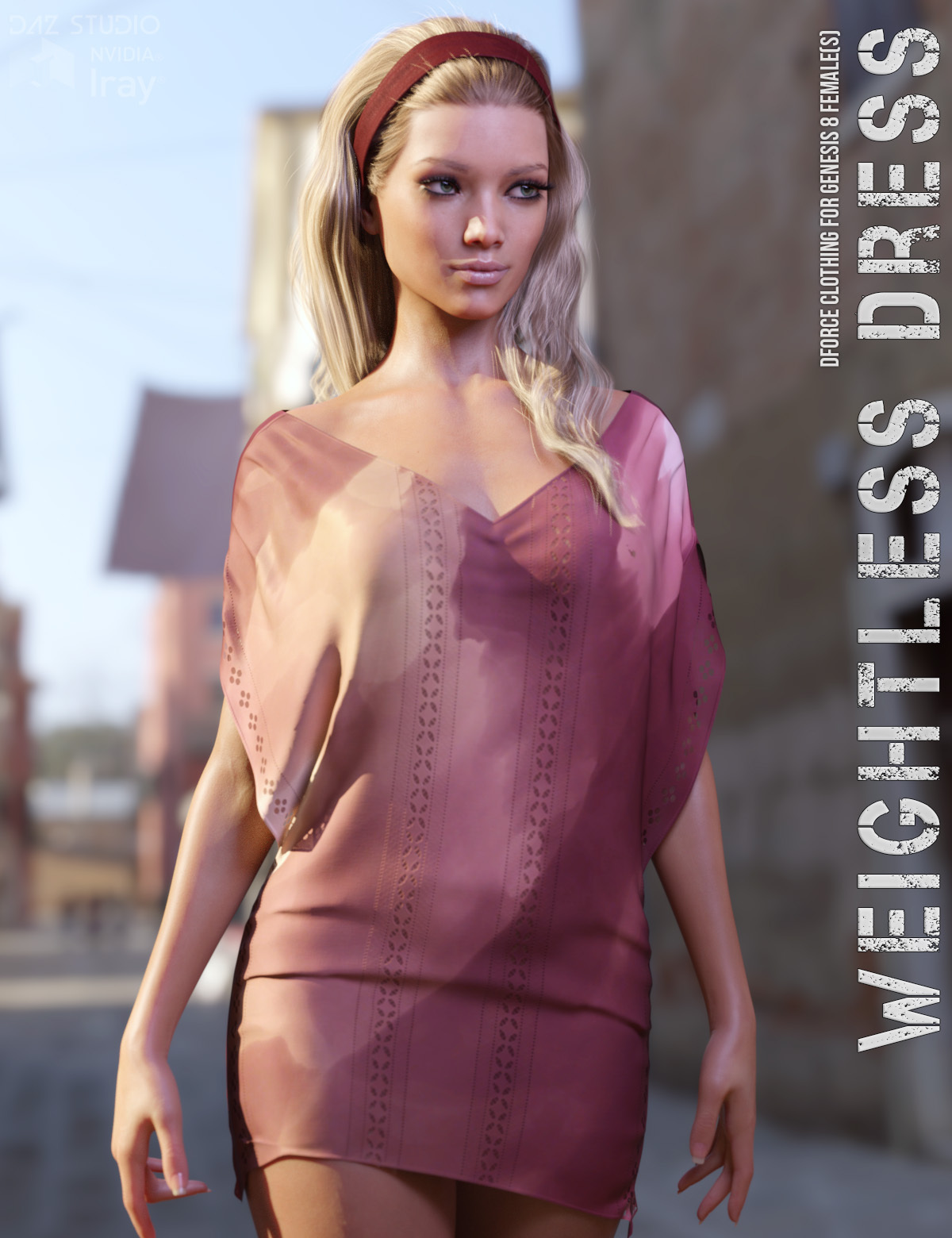 dForce Weightless Dress for Genesis 8 Females | Daz 3D