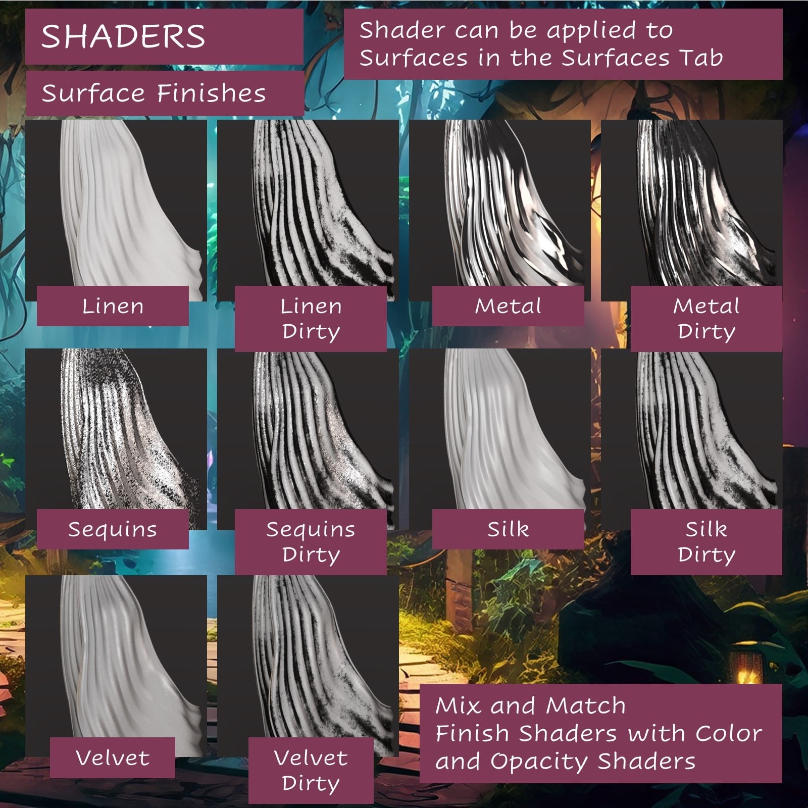 Oracle Wraps dForce Outfit for G8F | Daz 3D