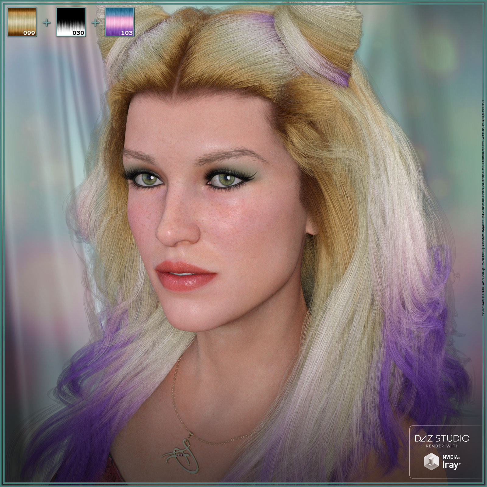 Touchable Peony | Daz 3D