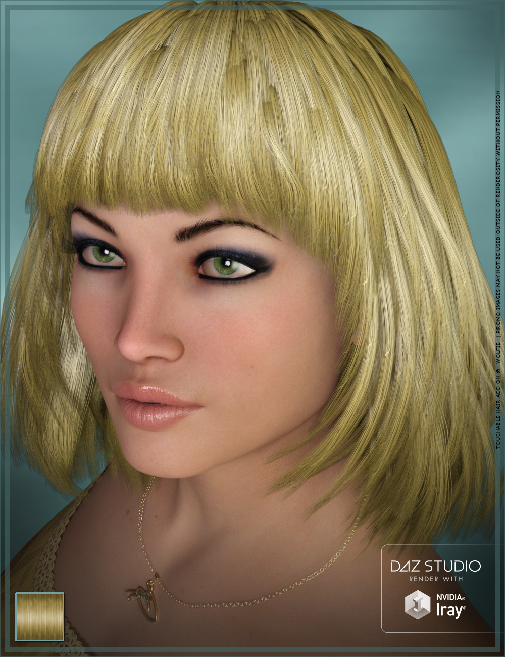 Touchable Paige | Daz 3D
