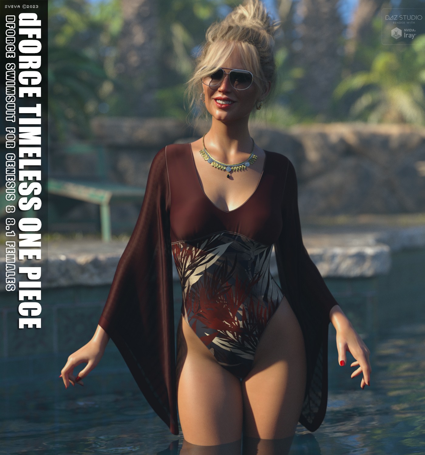dForce Timeless One Piece G8G8.1F | Daz 3D