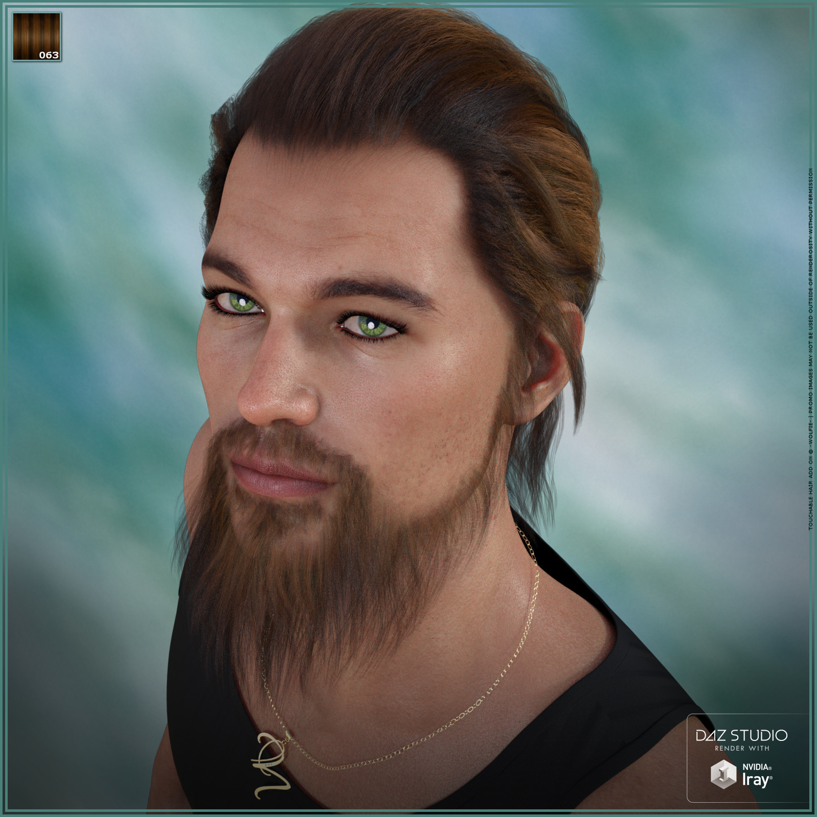 Touchable Nikan | Daz 3D