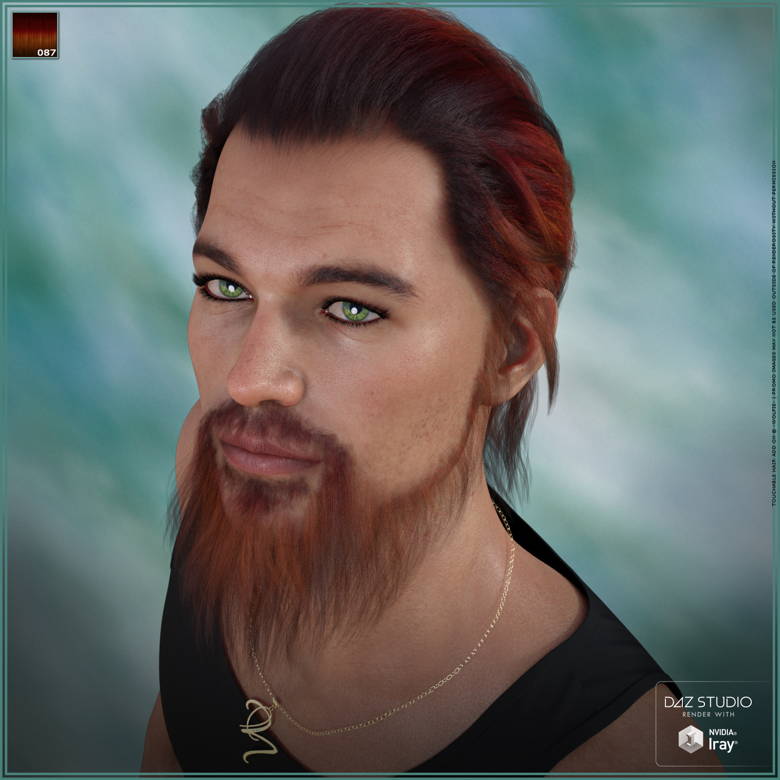 Touchable Nikan | Daz 3D