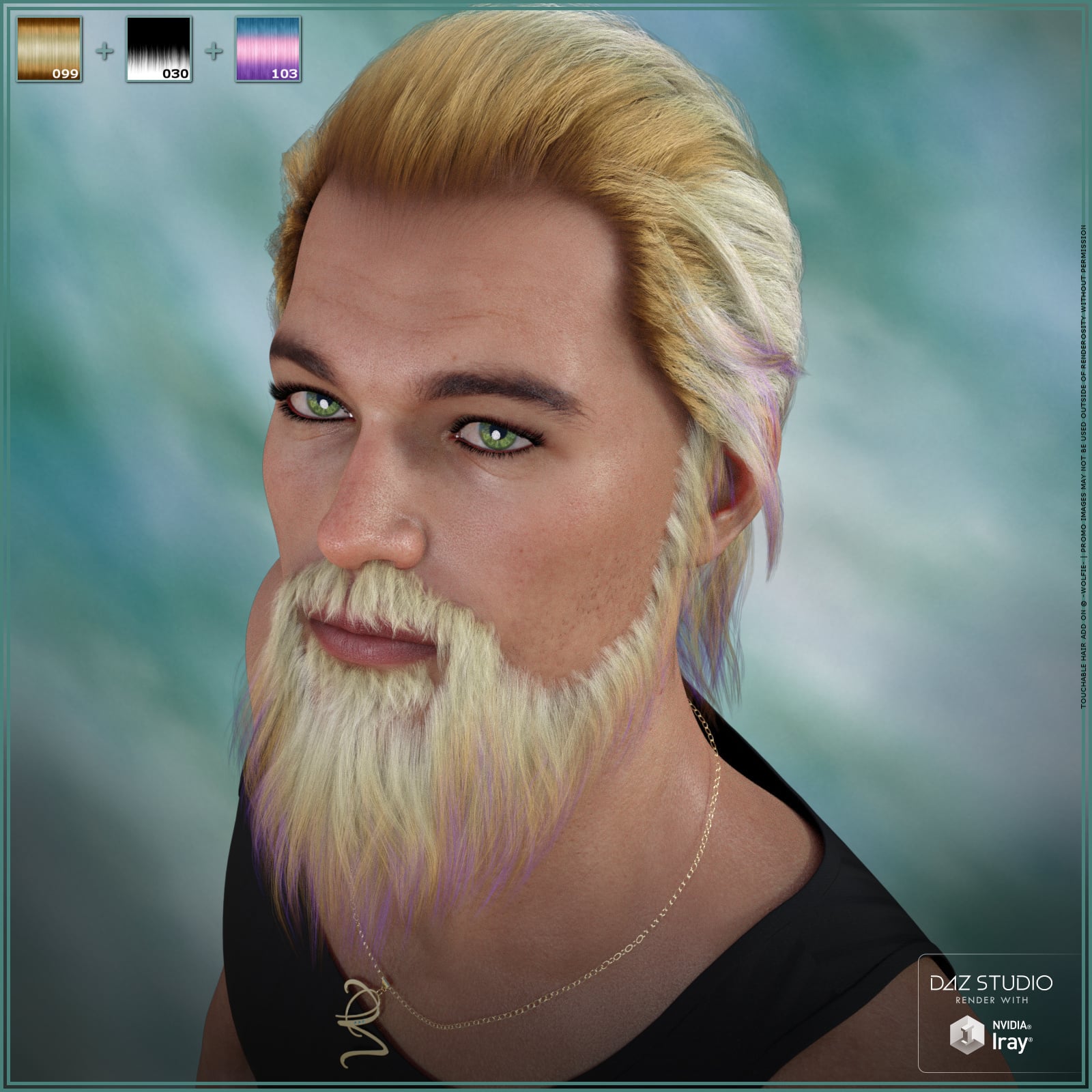 Touchable Nikan | Daz 3D