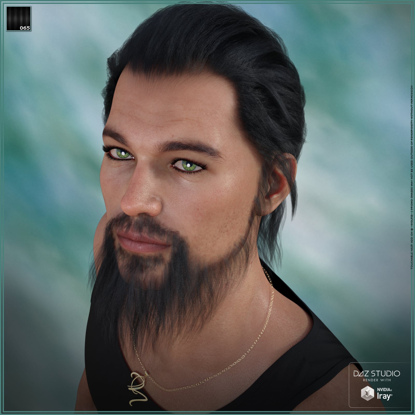 Touchable Nikan | Daz 3D