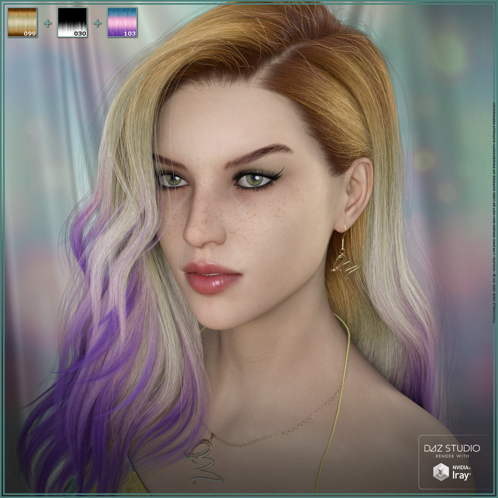 Touchable Monica | Daz 3D